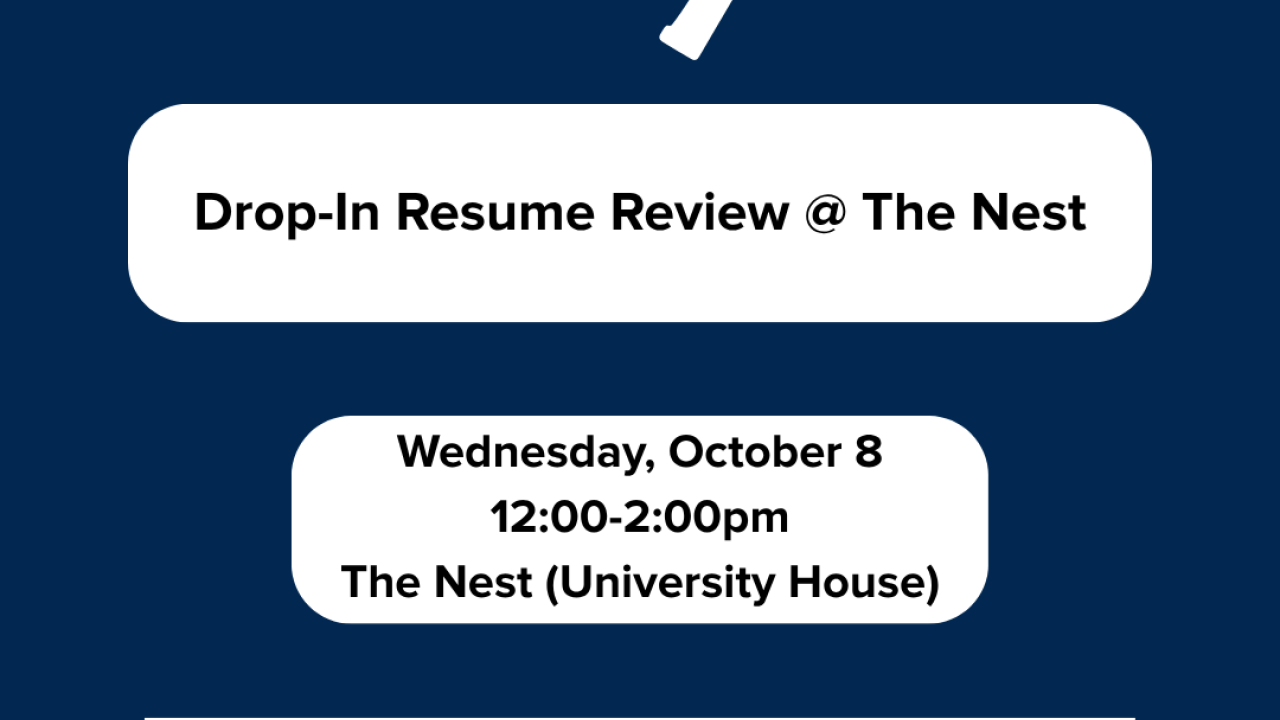 Drop-In Resume Review | The Nest